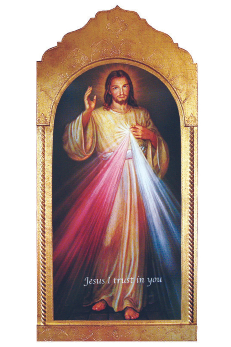 Divine Mercy Plaque - ZWL1109 – Michigan Church Supply
